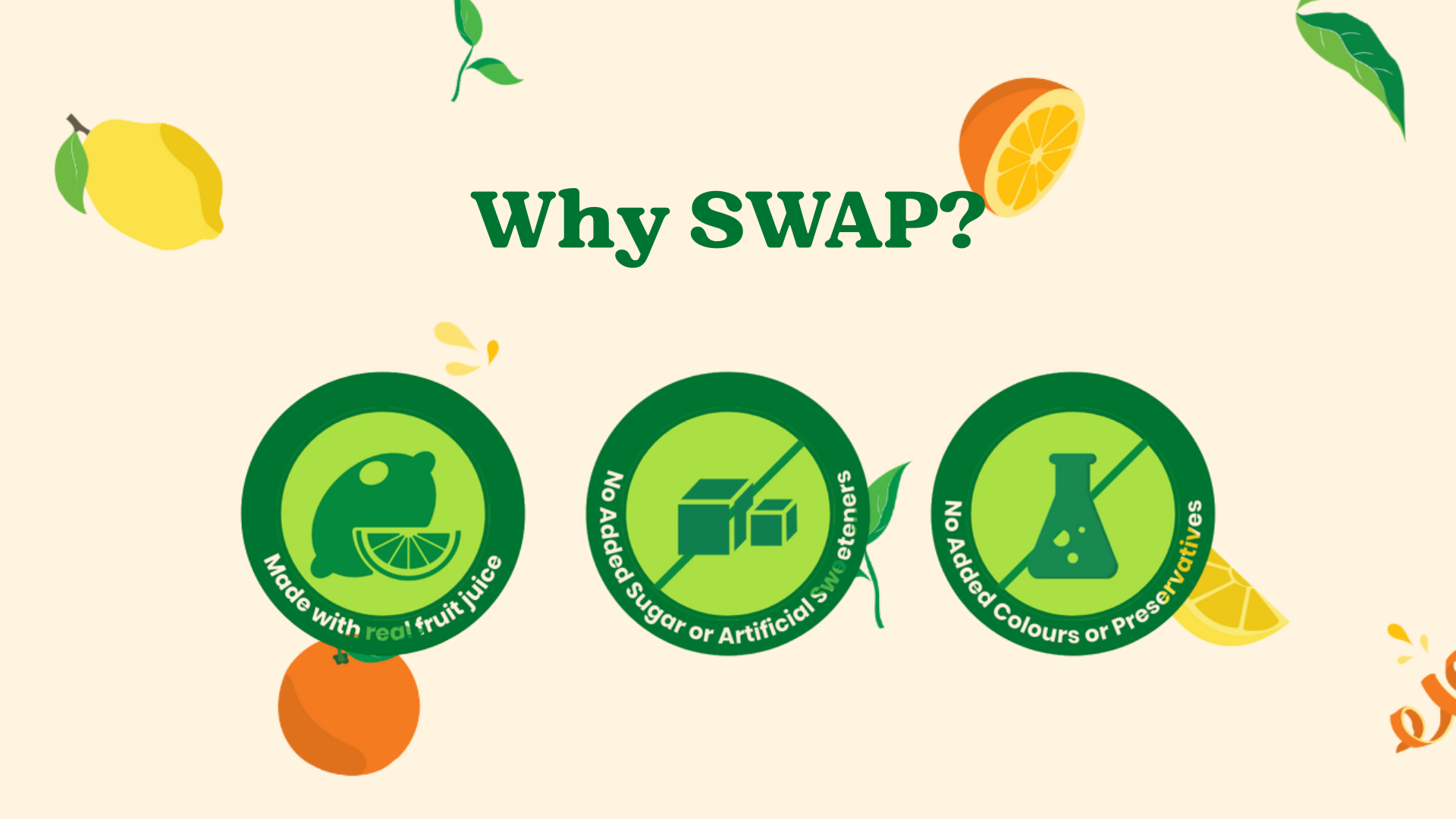 Low calorie soft drinks – Swap